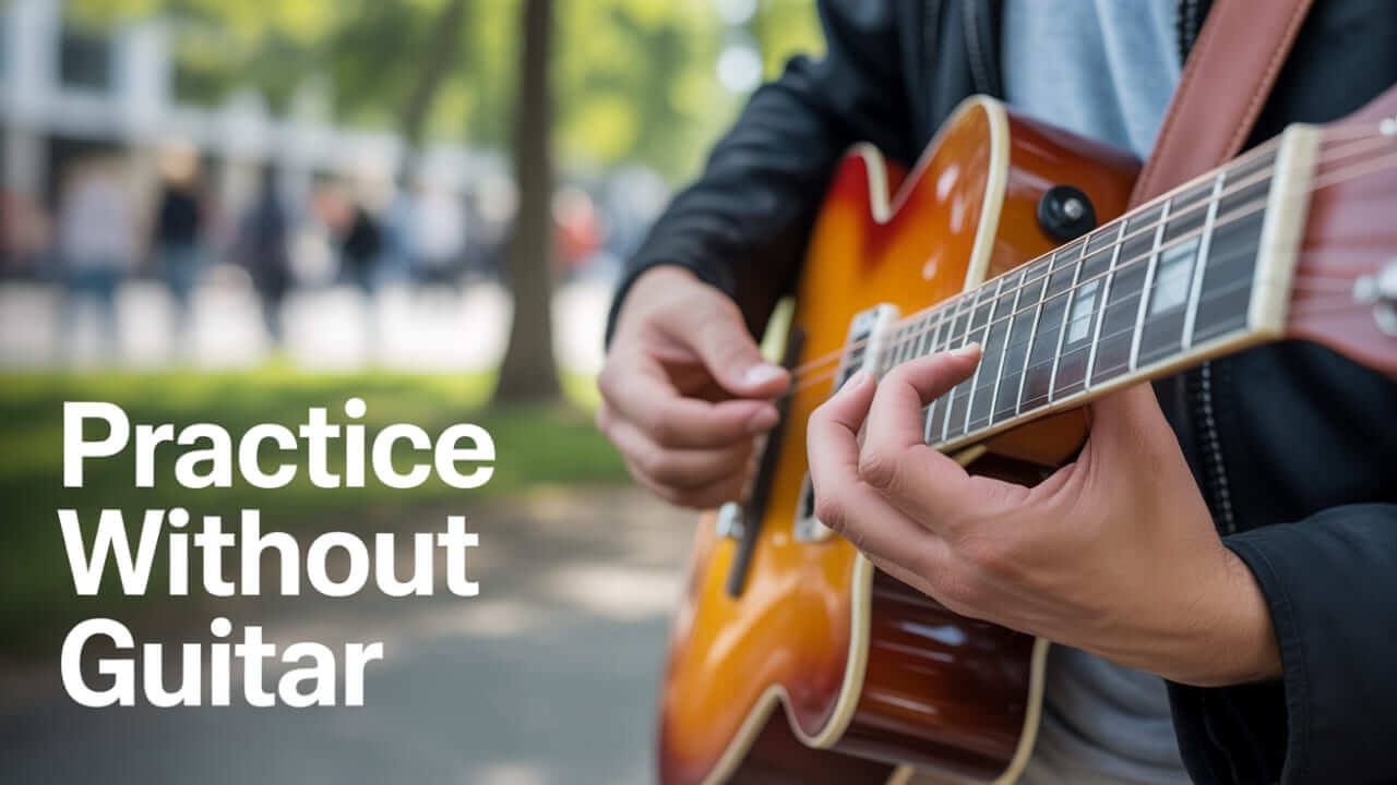 How to Practice Guitar without a Guitar | Practice tips – guitarmetrics