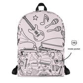 Guitar Design Minimalist Backpack – guitarmetrics