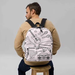 Guitar Design Minimalist Backpack – guitarmetrics
