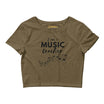 Music teacher Women’s Crop Tee