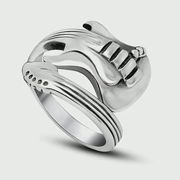 Retro 3D Guitar design ring